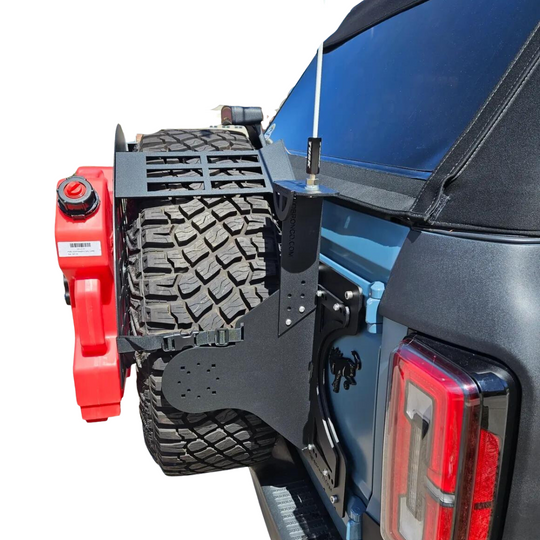 Trail Monkeys Offroad Monkey Pack Spare Tire MOLLE Gear Storage Rack S ...