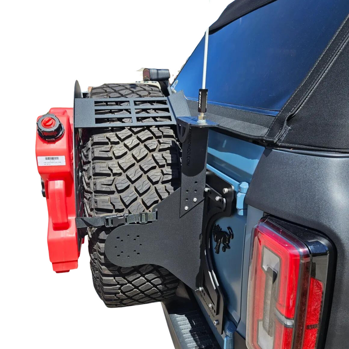 Trail Monkeys Offroad Monkey Pack Spare Tire MOLLE Gear Storage Rack S ...