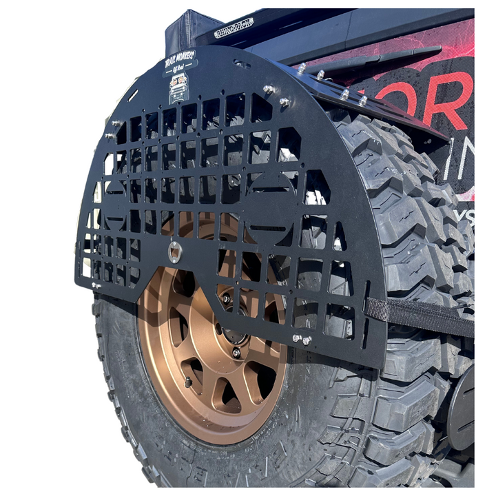 Trail Monkeys Offroad Monkey Pack Spare Tire MOLLE Gear Storage Rack S ...