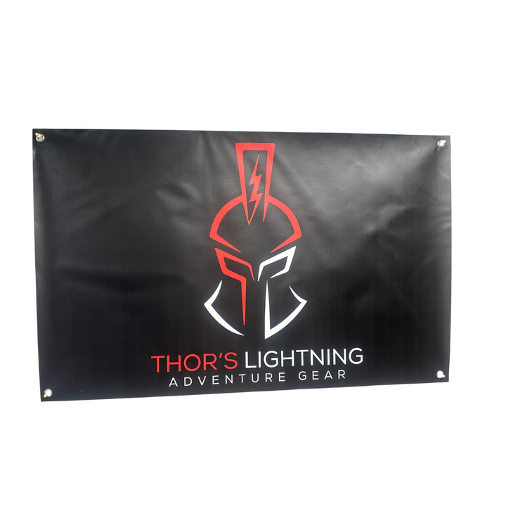Home Apparel & Merchandise Thor's Lightning Banner Thor's Lightning Banner