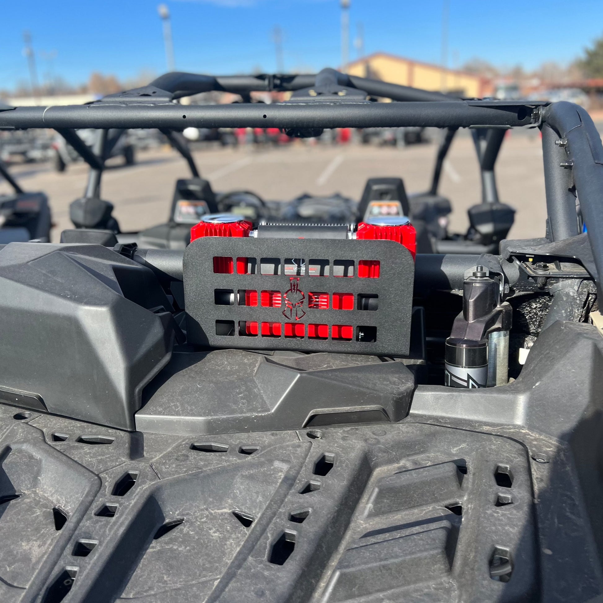 The Refuge MOLLE Air Compressor Storage Mount (SxS/Can-Am/Polaris Fitm ...